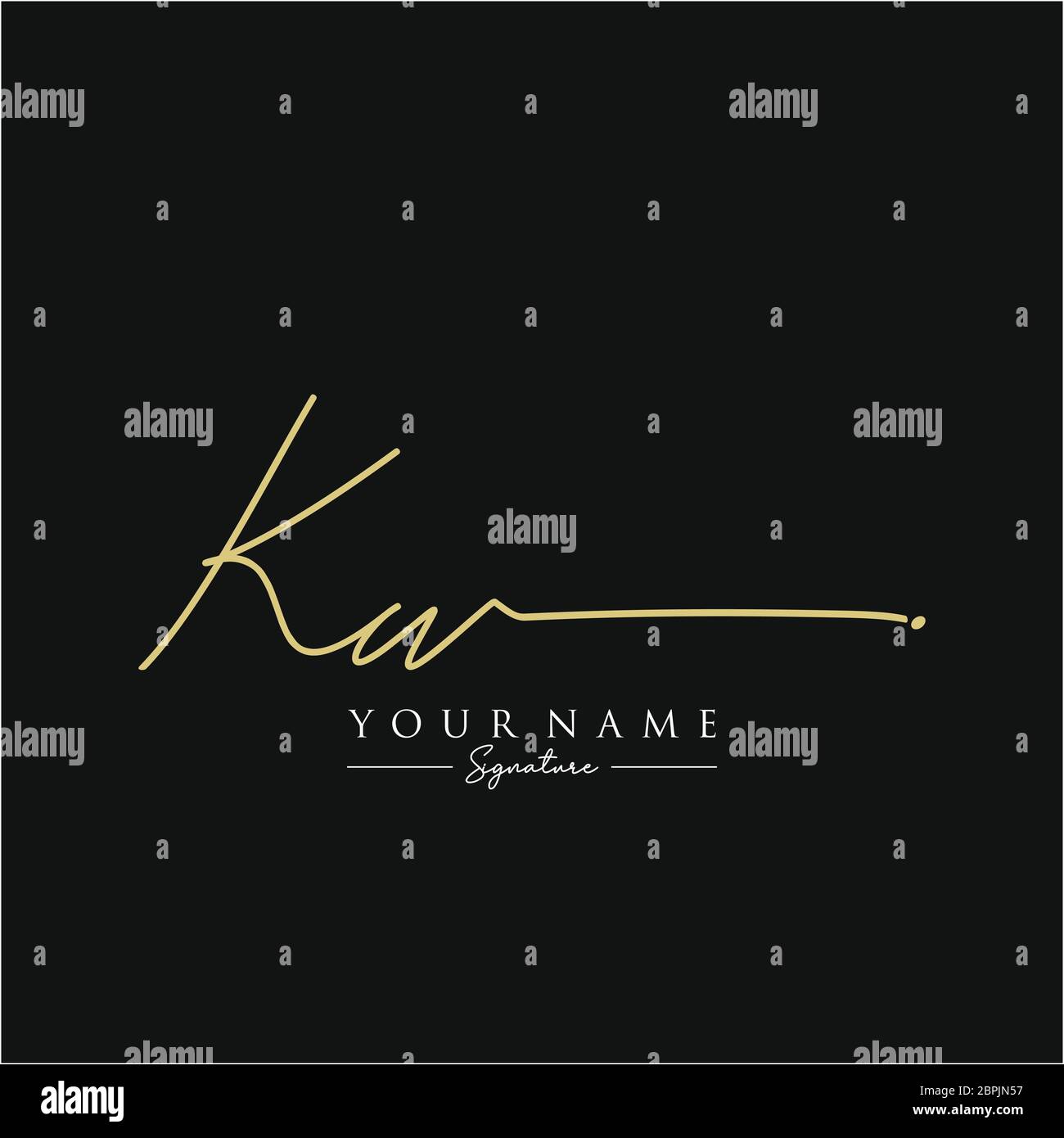 Letter Kw Logo High Resolution Stock Photography and Images - Alamy