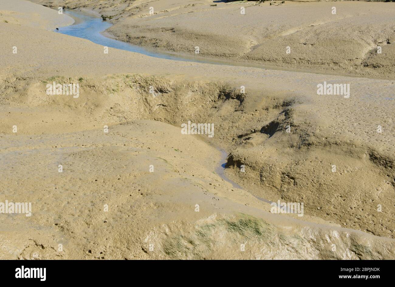 Mud flats at the River Adur Estuary in Shoreham, West Sussex Stock ...