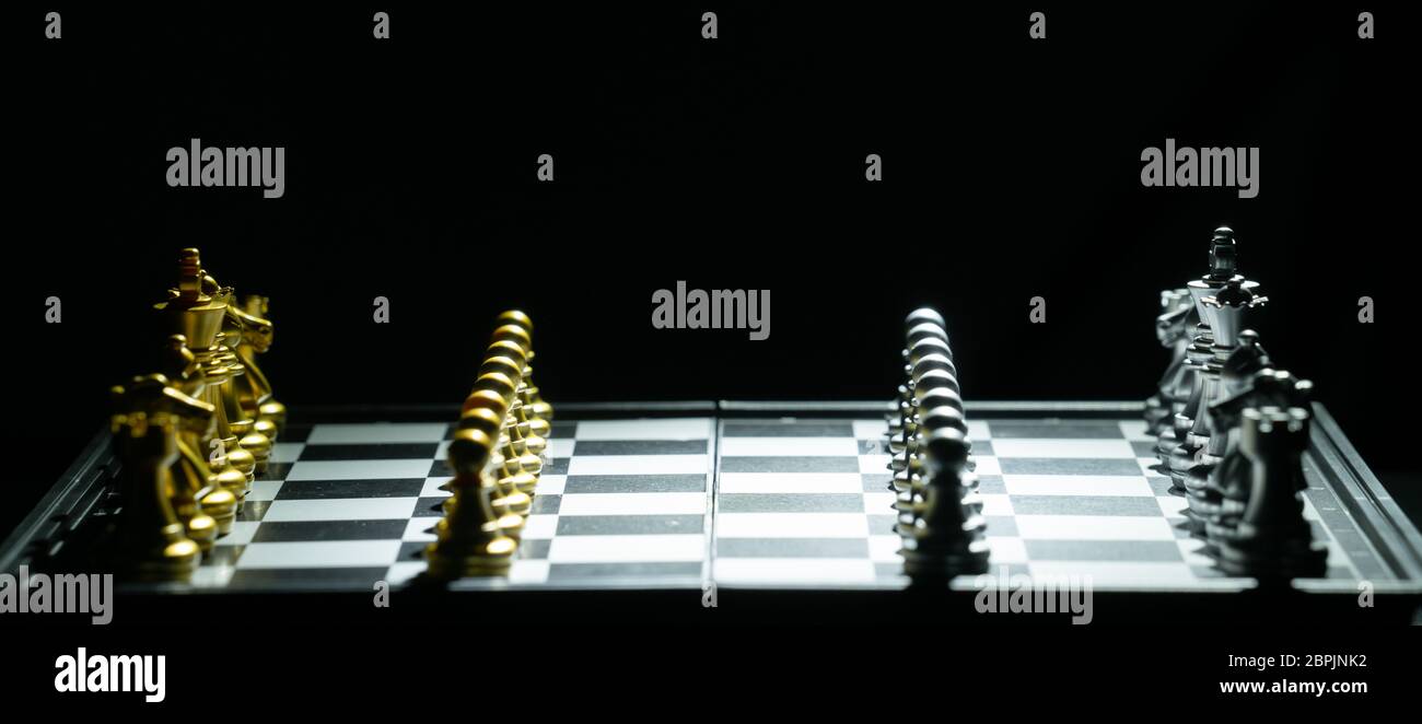 chess board game concept for competition and strategy Stock Photo - Alamy