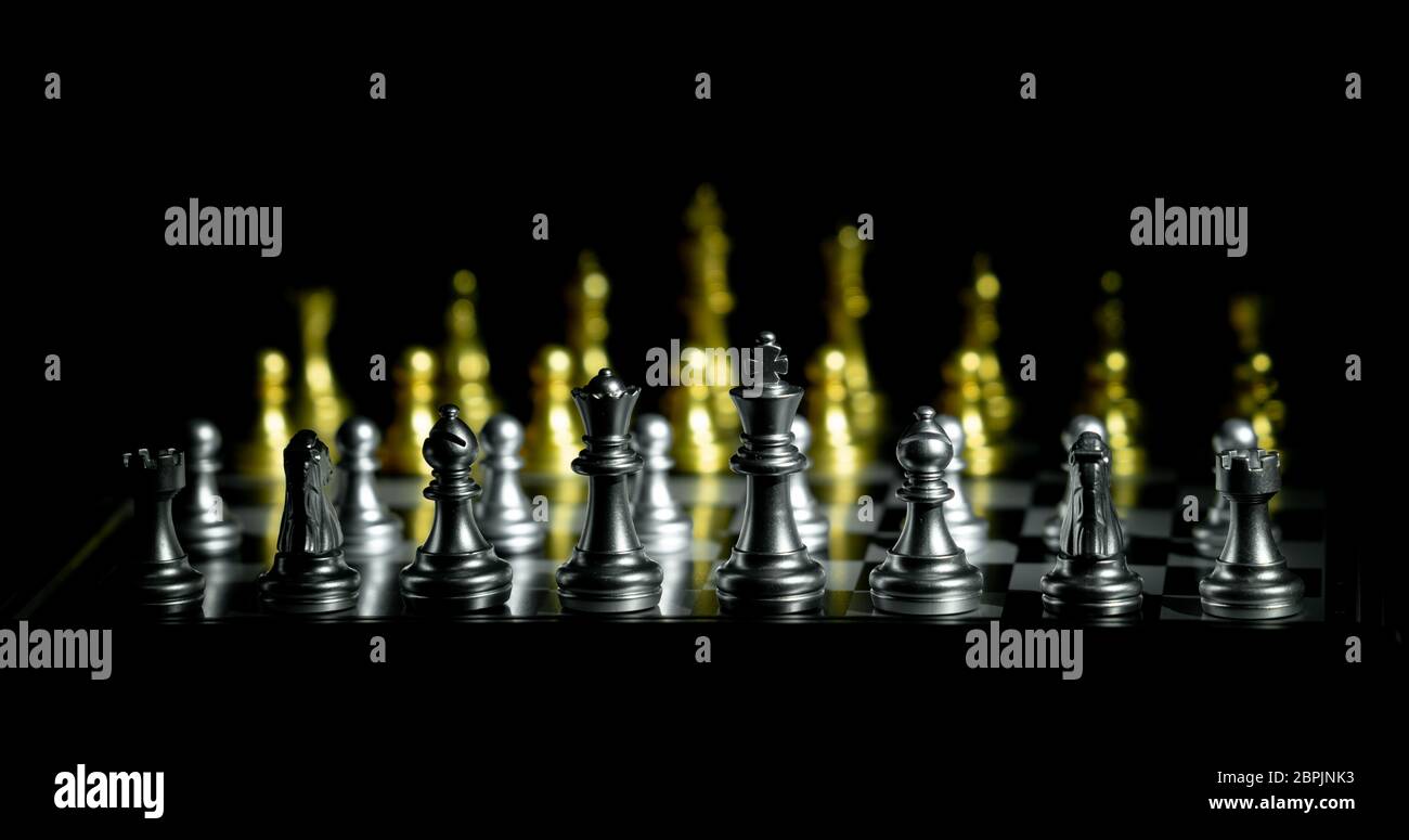 chess board game concept for competition and strategy Stock Photo - Alamy