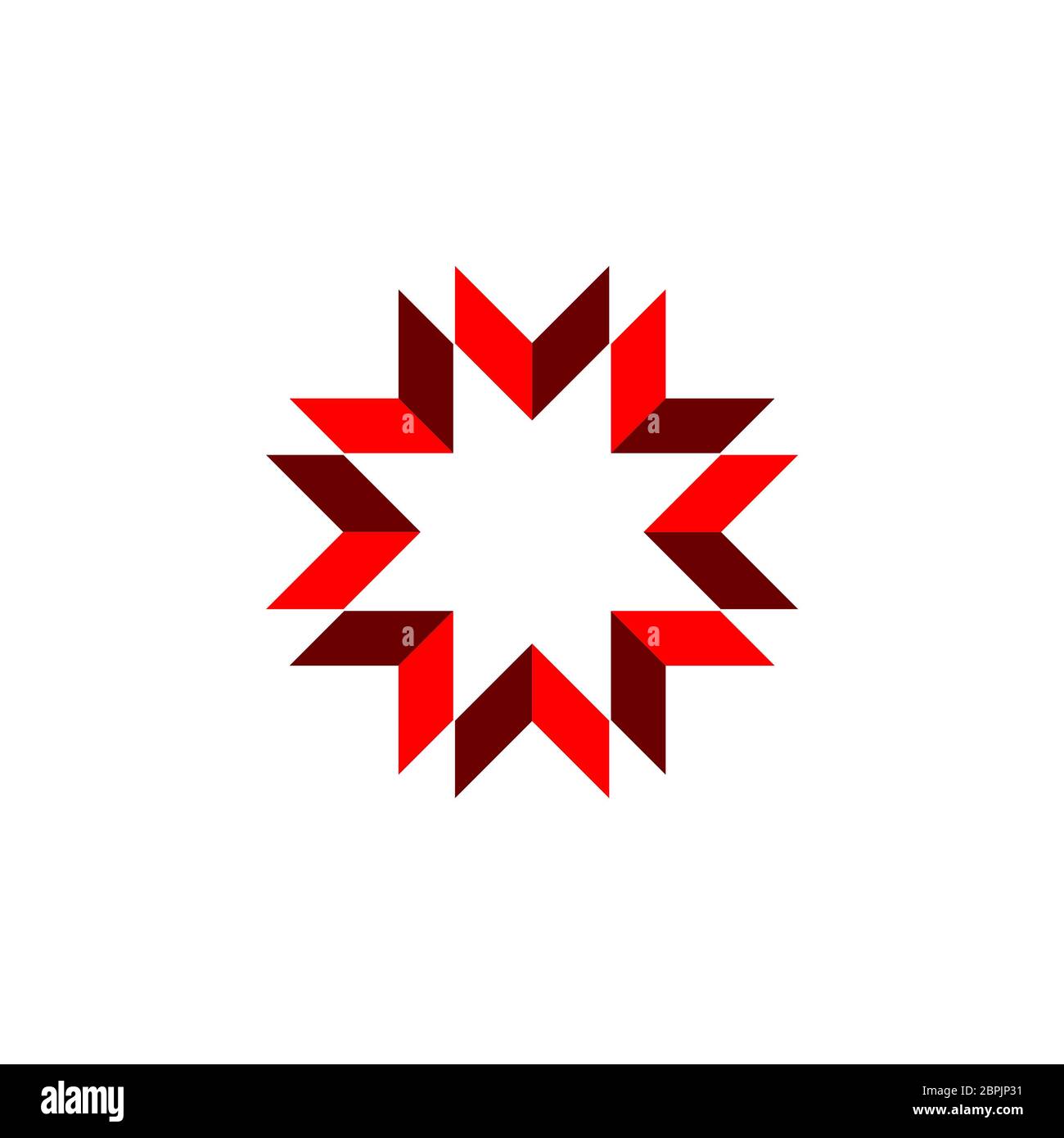Red Star Logo Template Illustration Design. Vector EPS 10 Stock Photo ...