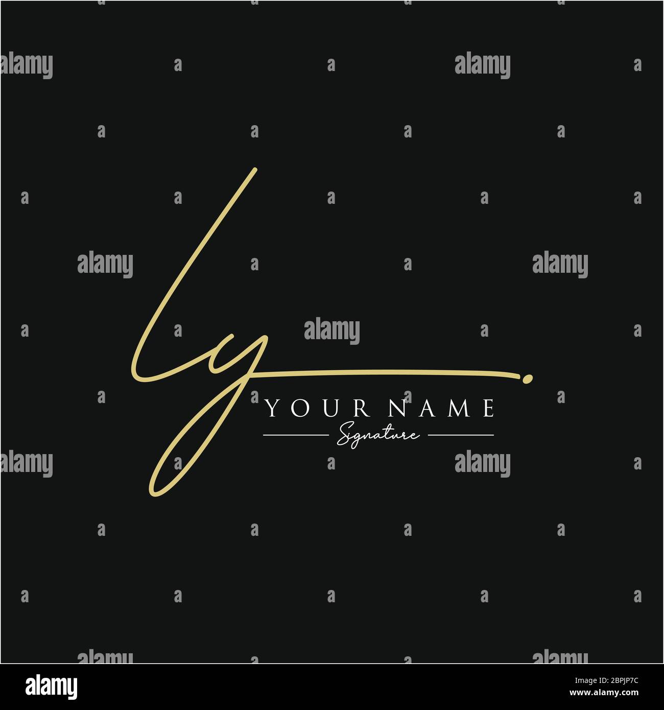 Ly signature hi-res stock photography and images - Alamy