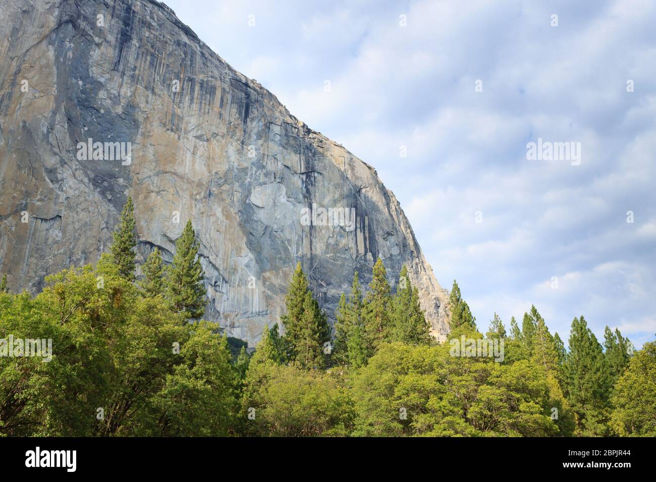 El Capitan rock from Yosemite National Park, California USA. Geological ...