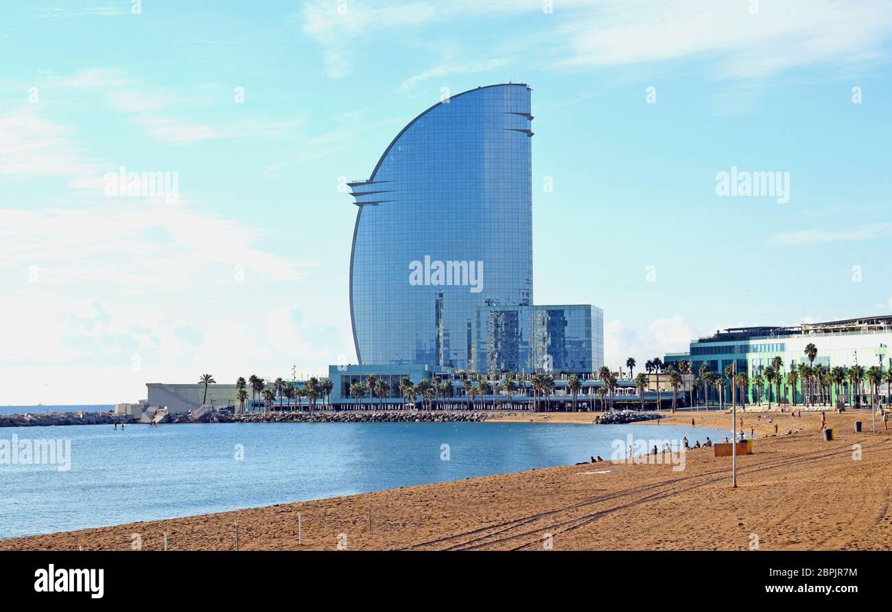 Modern buildings in Barcelona Catalonia Spain Stock Photo - Alamy
