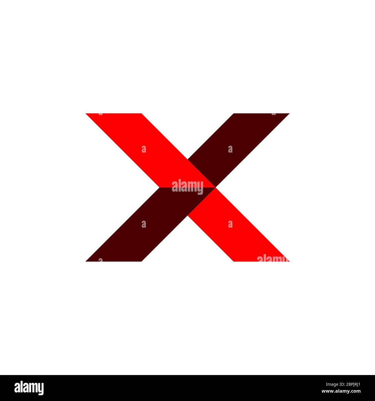 Red X Letter Logo Template Illustration Design. Vector EPS 10 Stock ...