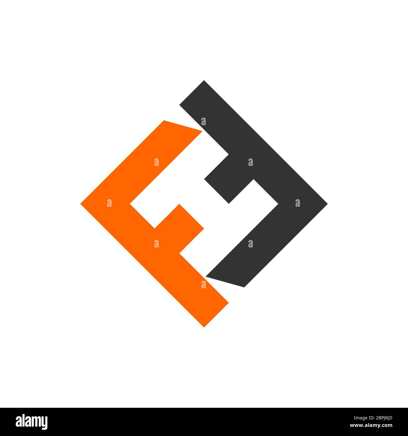 F H Letter Square Logo Template Illustration Design. Vector EPS 10 ...