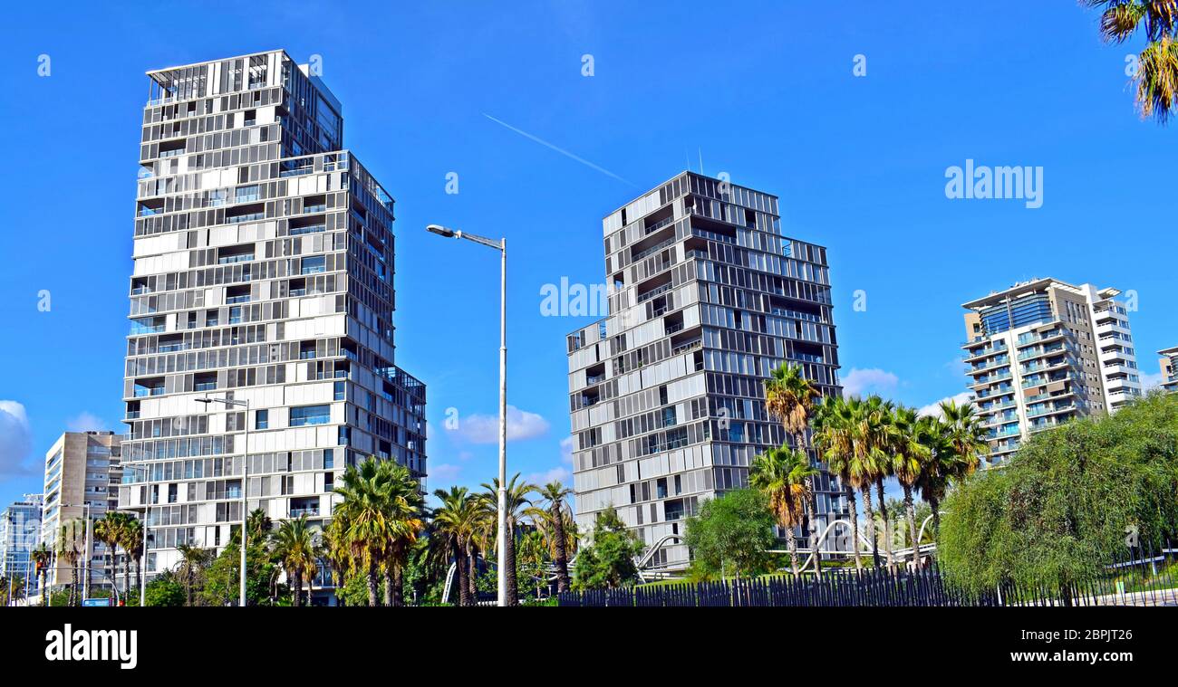 Modern buildings in Barcelona Catalonia Spain Stock Photo - Alamy