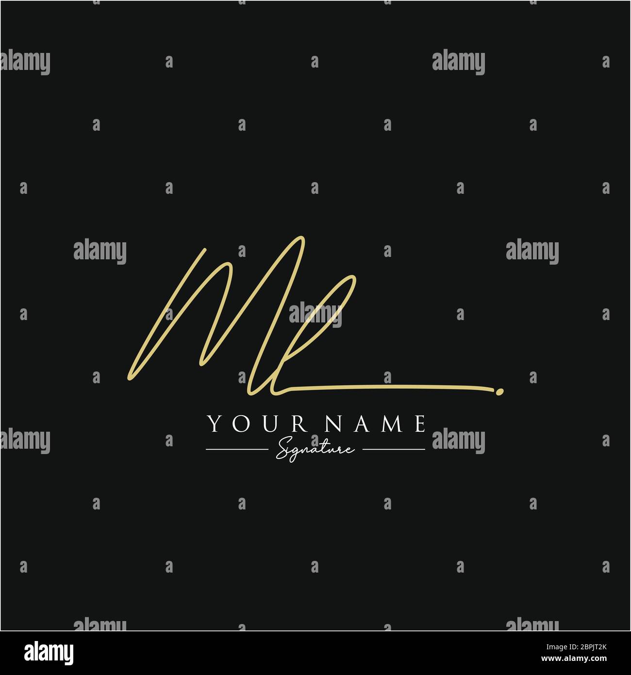 Ml logo initial hi-res stock photography and images - Alamy