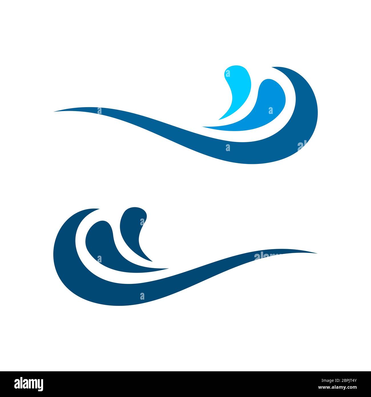 Wave Swoosh Logo Template Illustration Design. Vector EPS 10 Stock ...