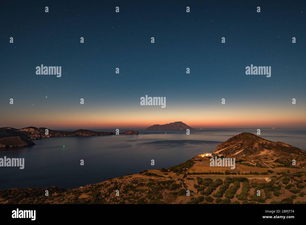 Greek islands starry sky hi-res stock photography and images - Alamy