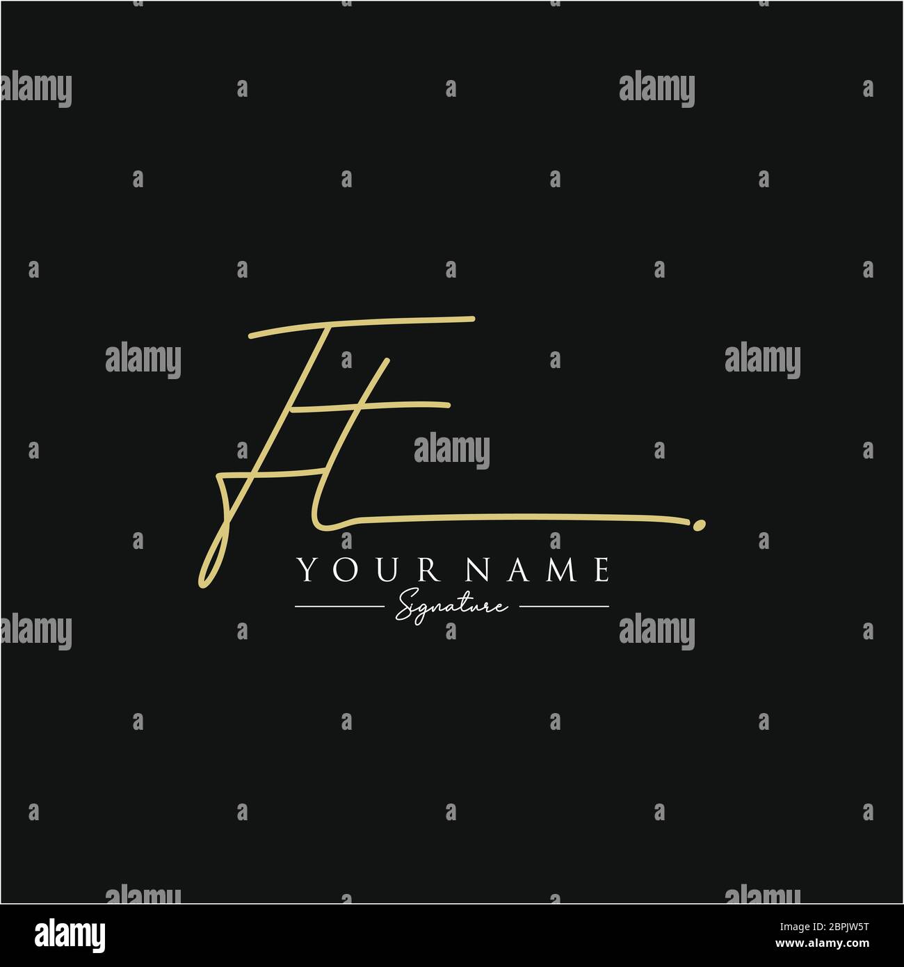 Ft logo vector design hi-res stock photography and images - Alamy