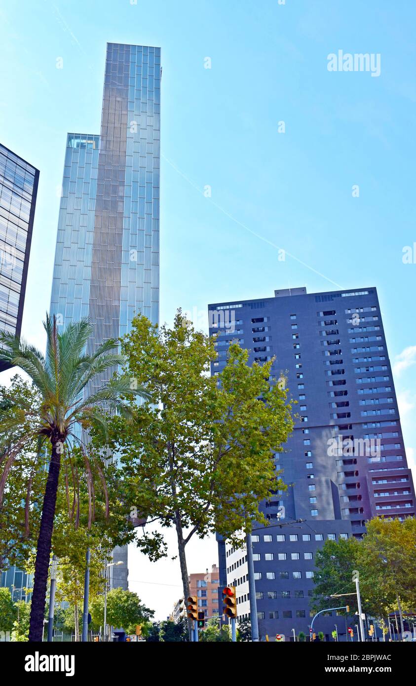 Modern buildings in Barcelona Catalonia Spain Stock Photo - Alamy