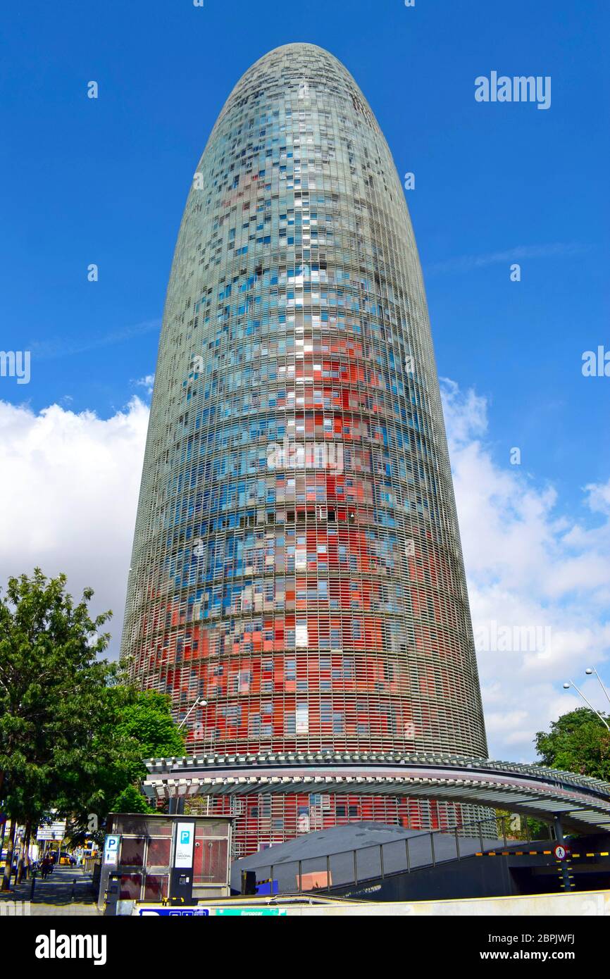 Modern buildings in Barcelona Catalonia Spain Stock Photo - Alamy