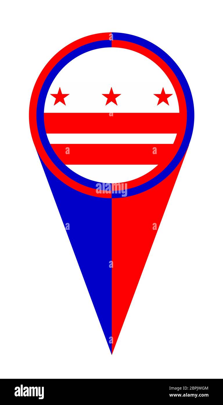 Washington dc map Cut Out Stock Images & Pictures - Alamy