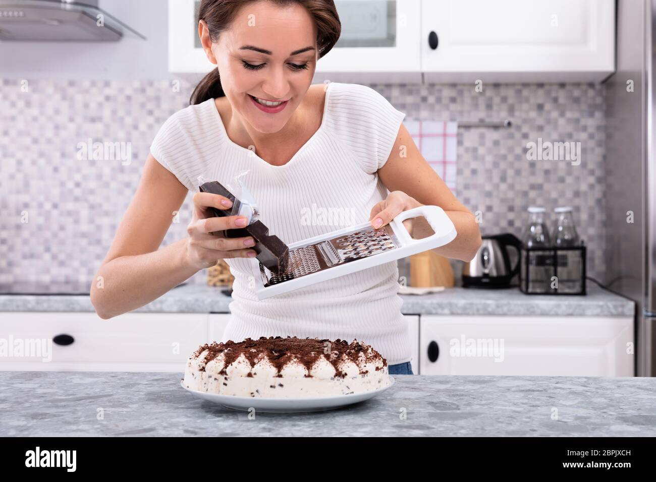 Grating chocolate hi-res stock photography and images - Alamy