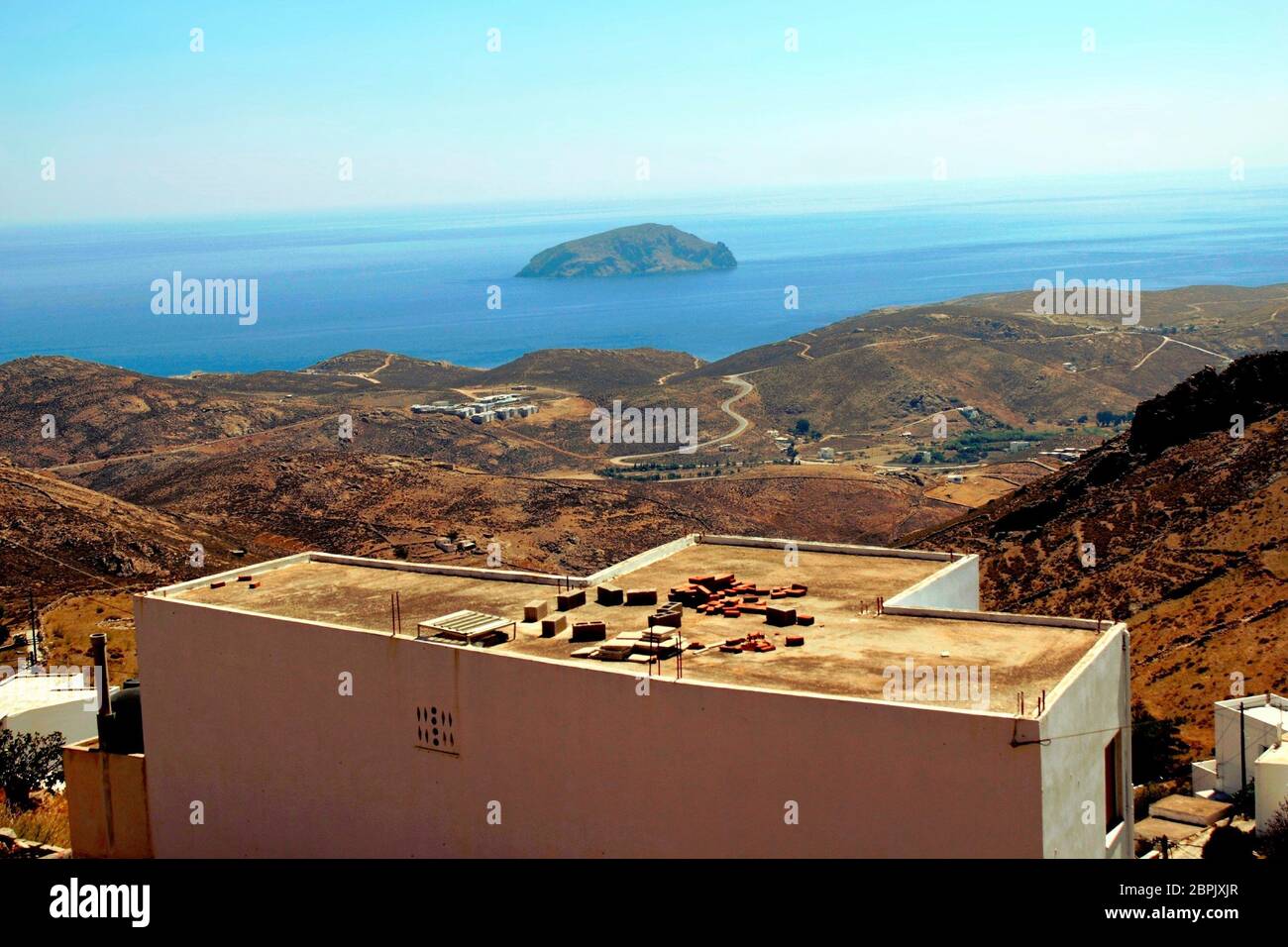 Landscape of Serifos island, Cyclades, Greece Stock Photo - Alamy