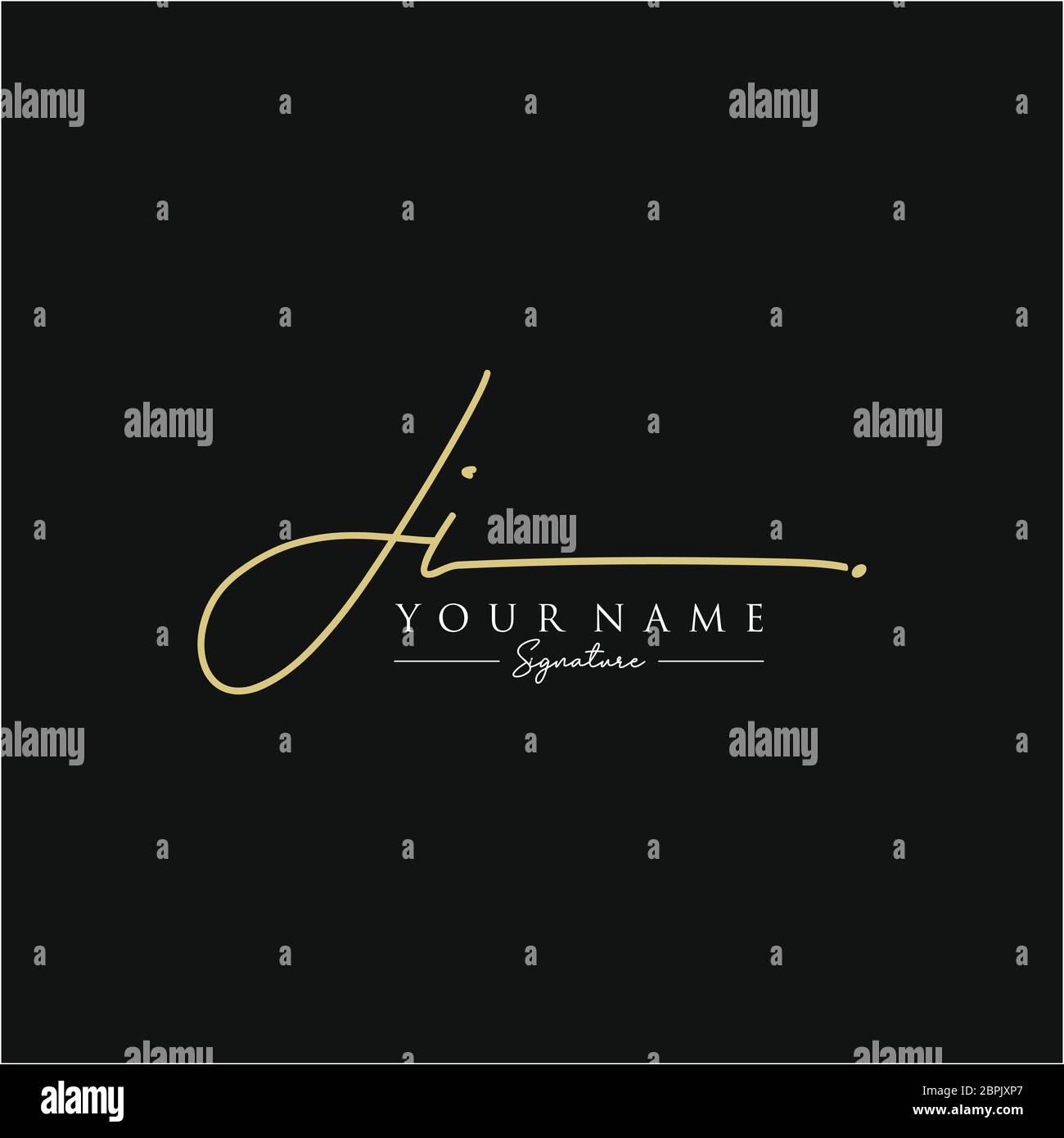 Ji signature hi-res stock photography and images - Alamy