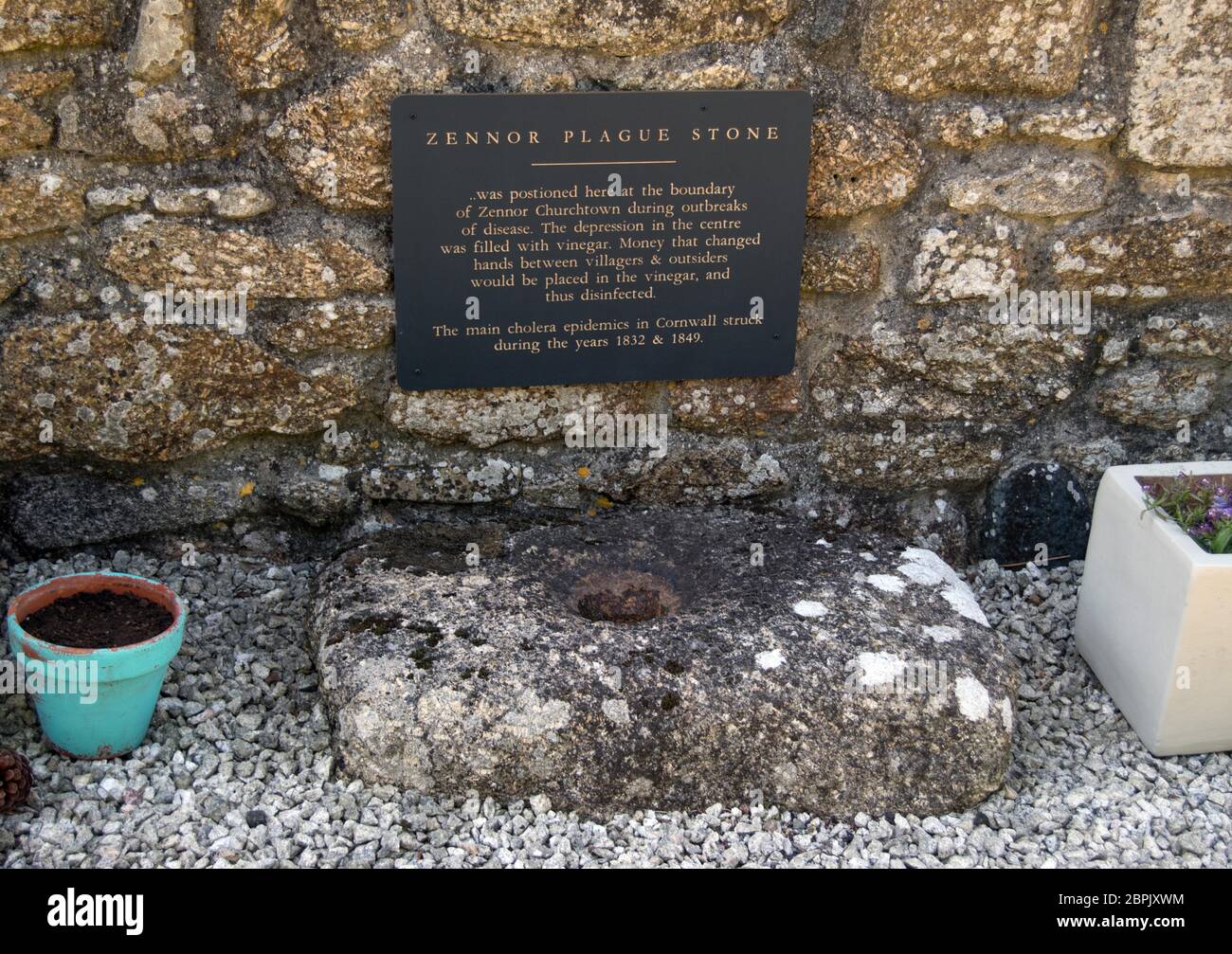 Zennor plague stone hi-res stock photography and images - Alamy