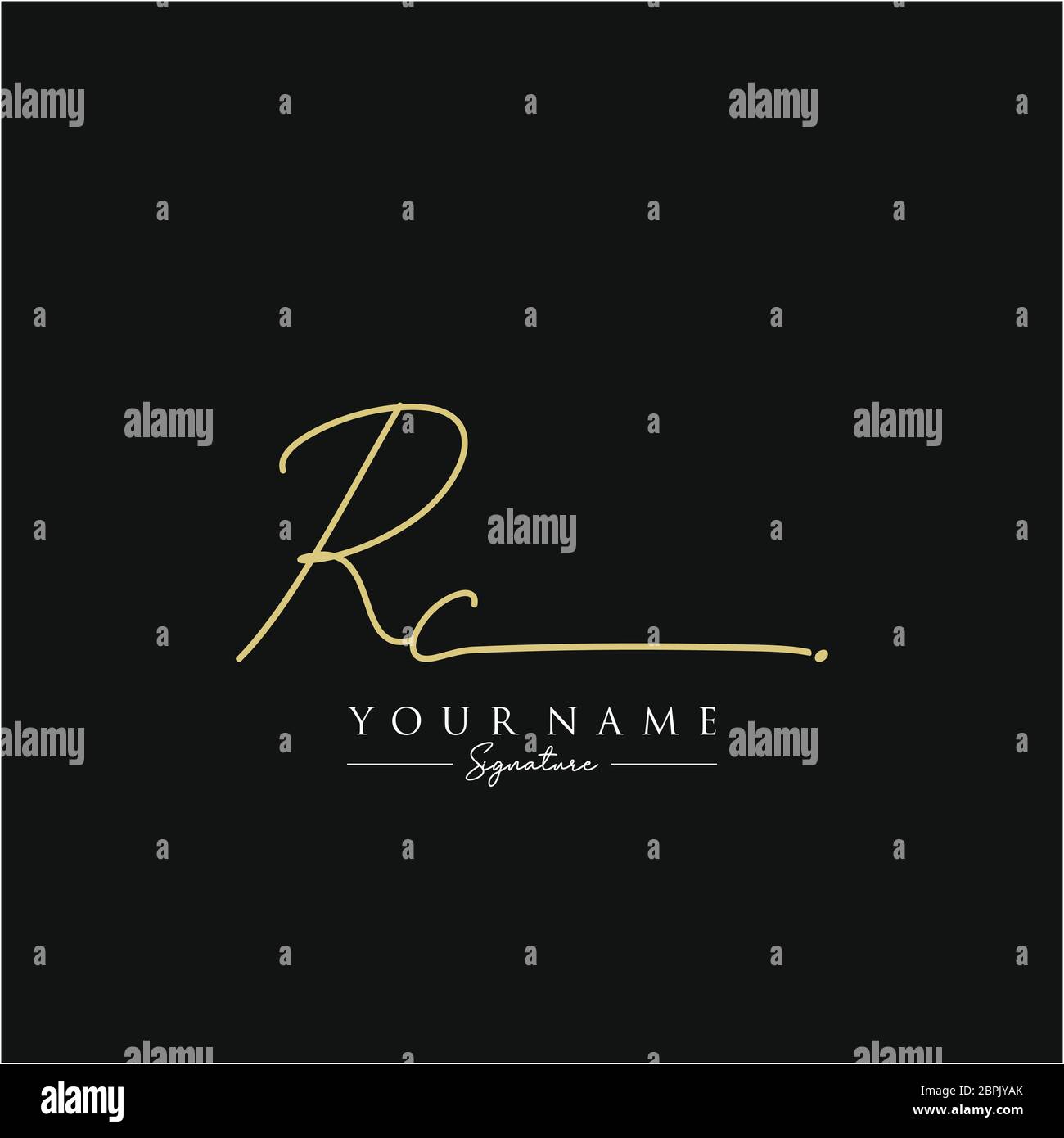 Rc logo design hi-res stock photography and images - Alamy