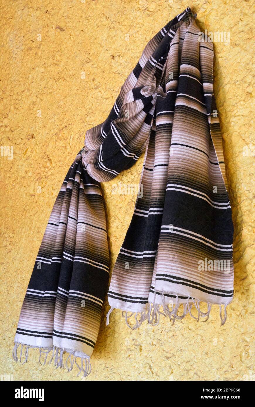 typical Andalusian blanket used by bandits, Andalusia. Spain Stock ...