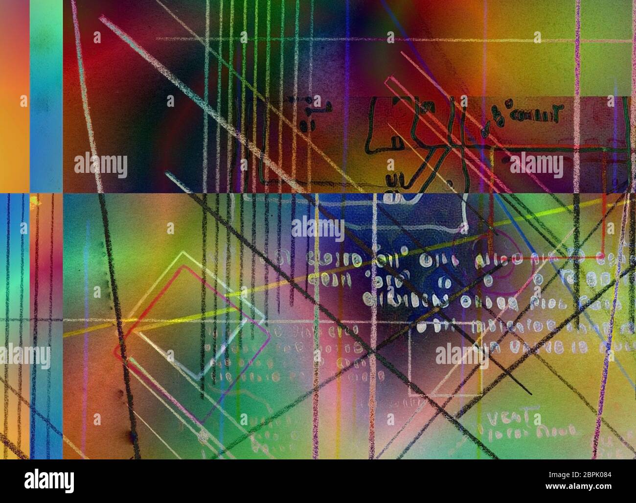 Modern art abstract with text. 3D rendering Stock Photo - Alamy