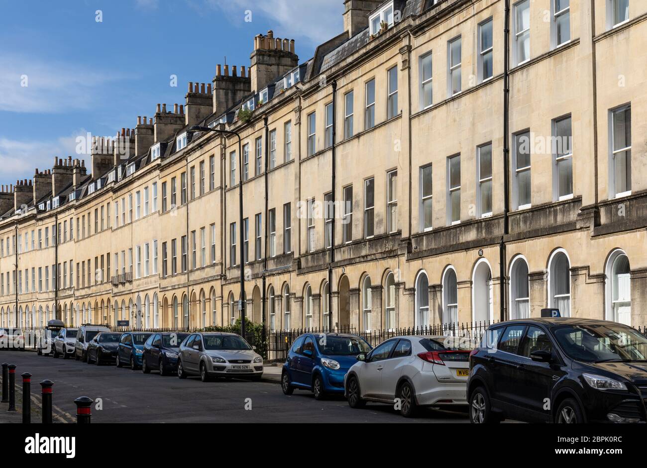 Georgian terrace houses in Henrietta Street Bath a UNESCO World ...