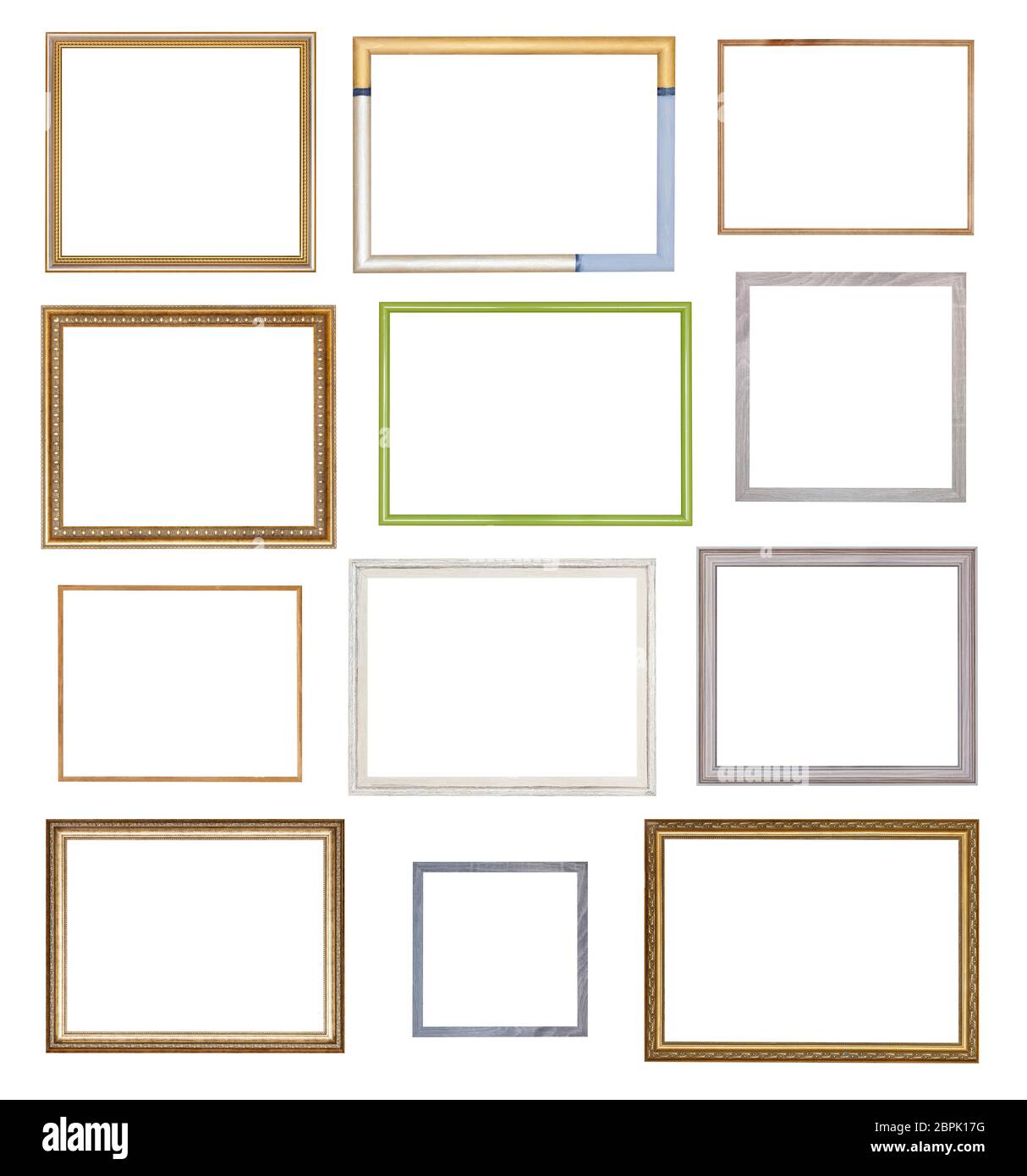 Multiple Empty Picture Frames