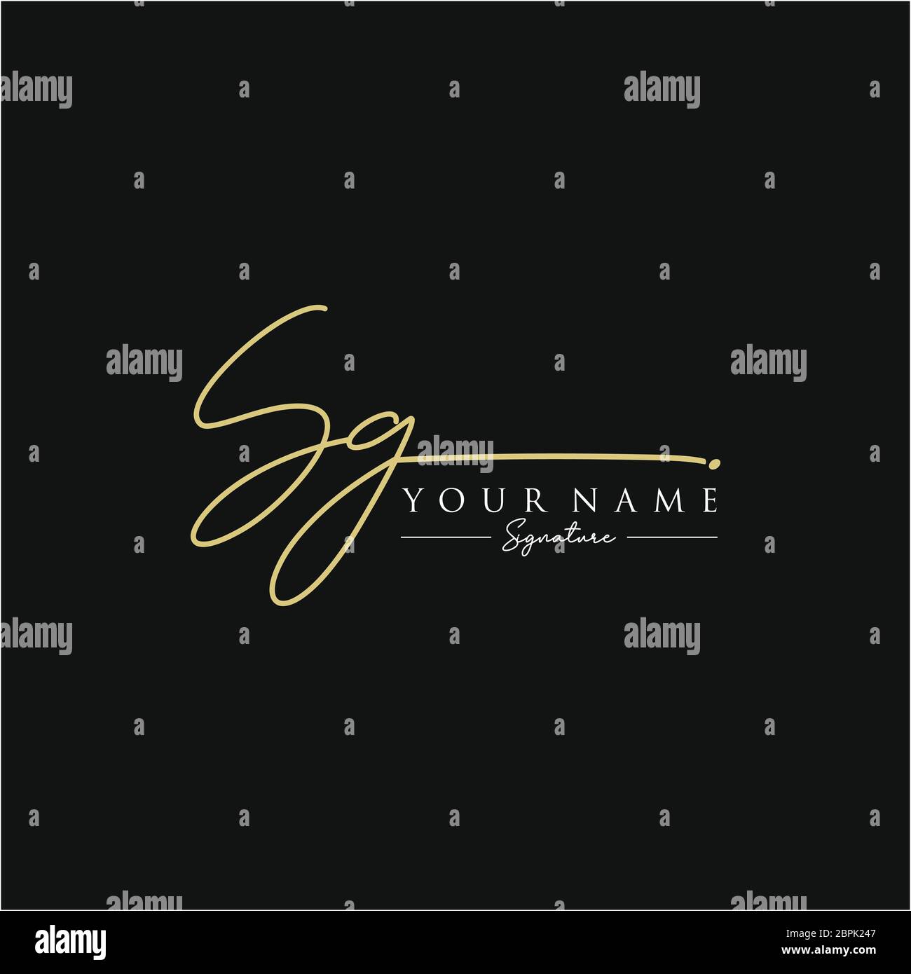 Sg Monogram Logo High Resolution Stock Photography and Images - Alamy