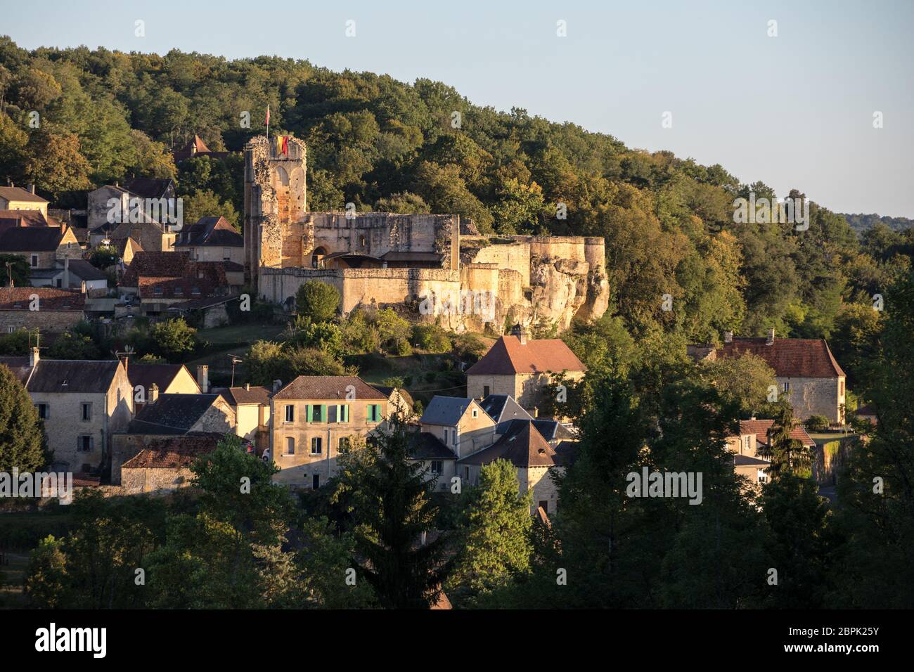 The Village of Carlux in Dordogne valley, Aquitaine, France Stock Photo ...