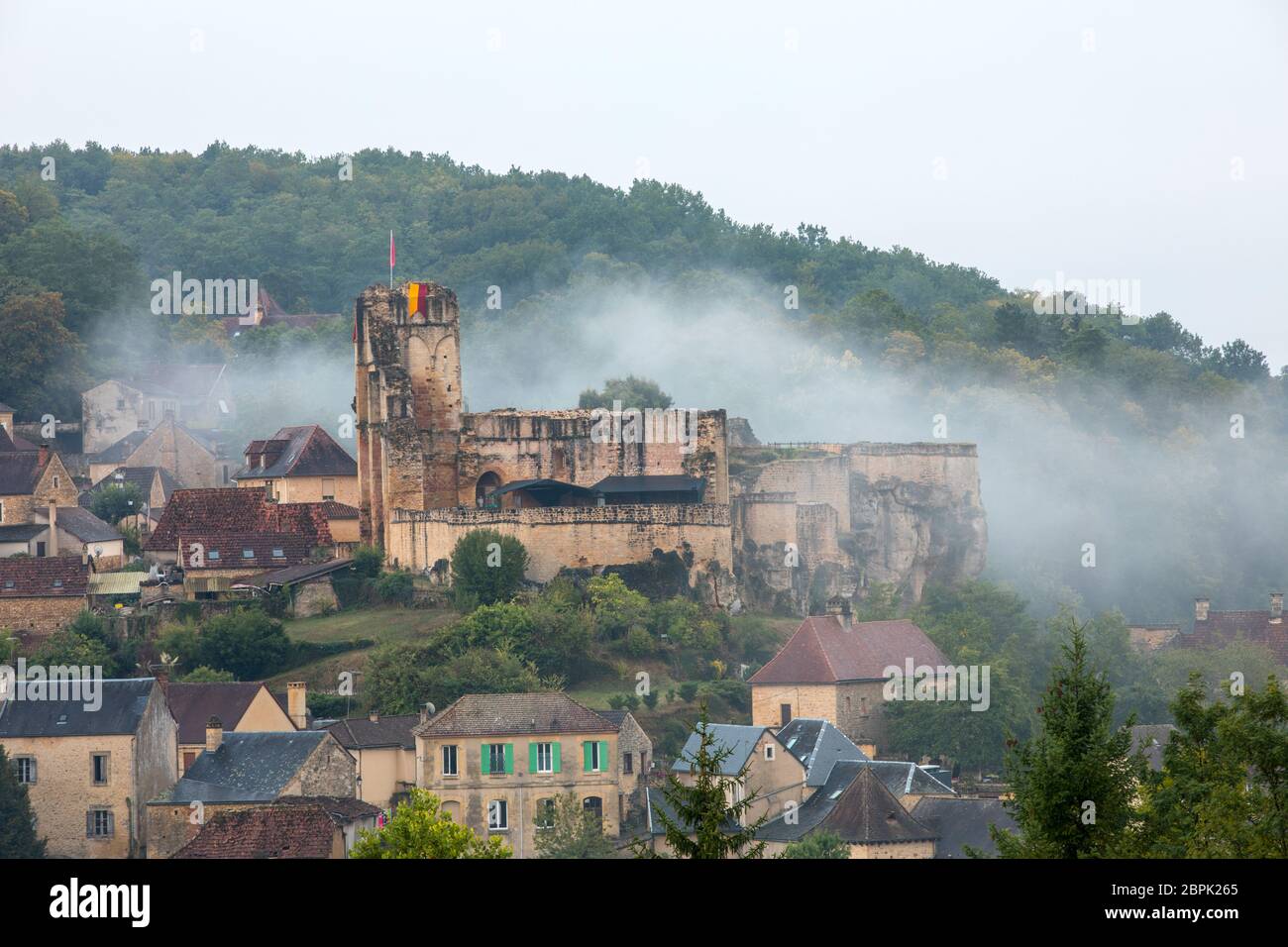 The Village of Carlux in Dordogne valley, Aquitaine, France Stock Photo ...