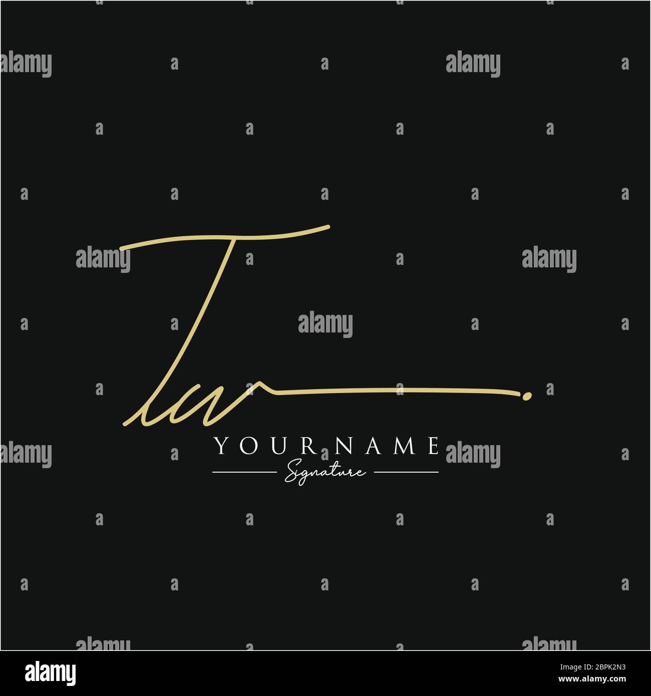 Letter tw logo hi-res stock photography and images - Alamy