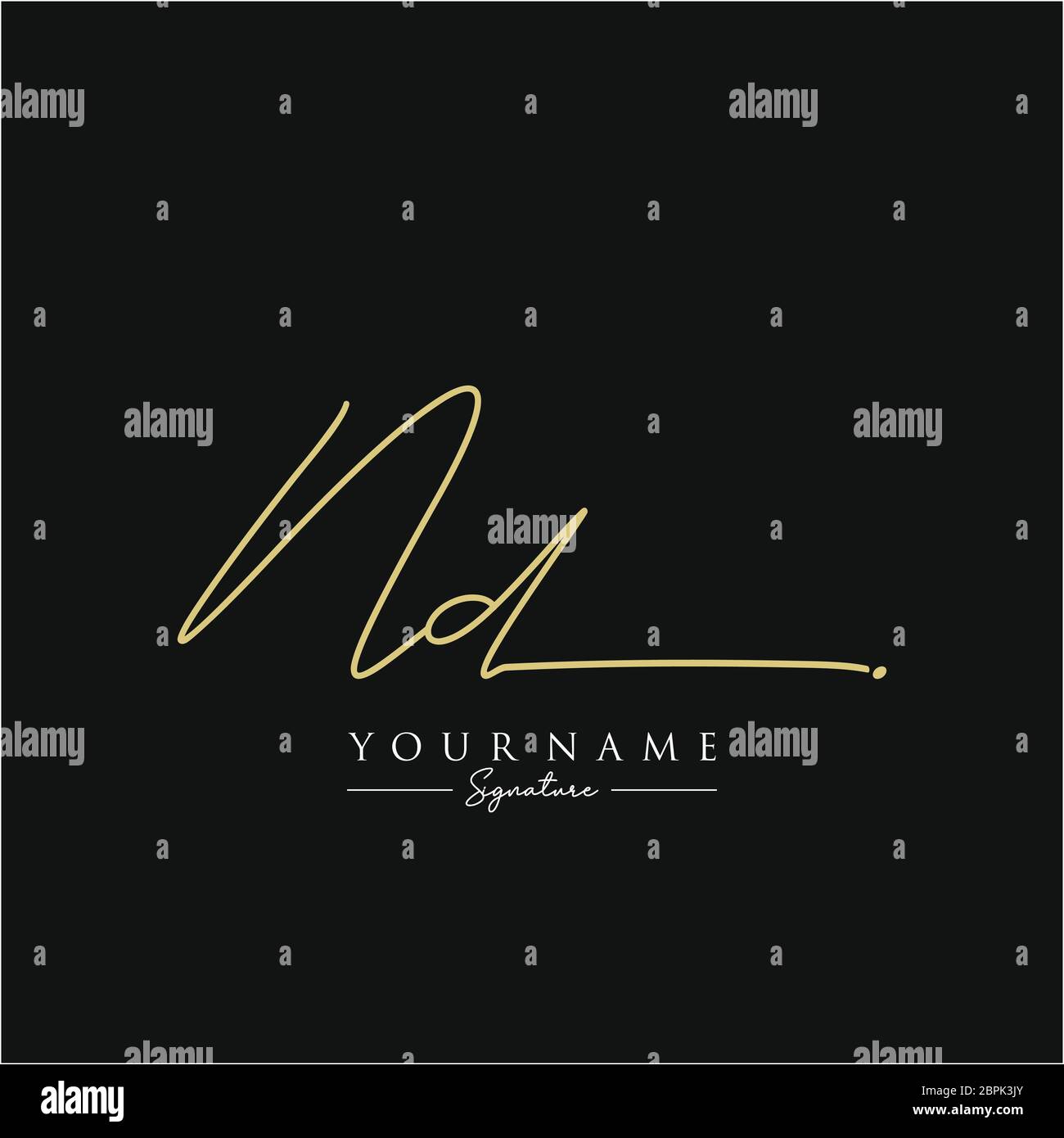 Nd signature hi-res stock photography and images - Alamy