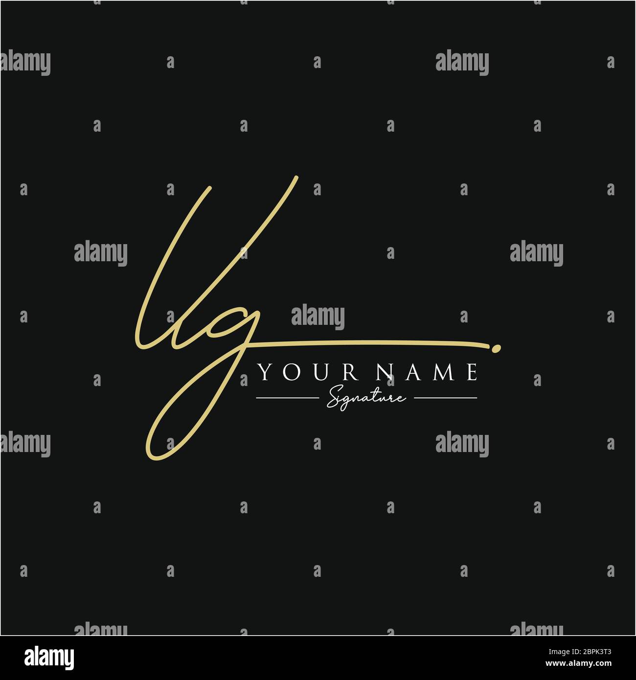 Vg signature Stock Vector Images - Alamy