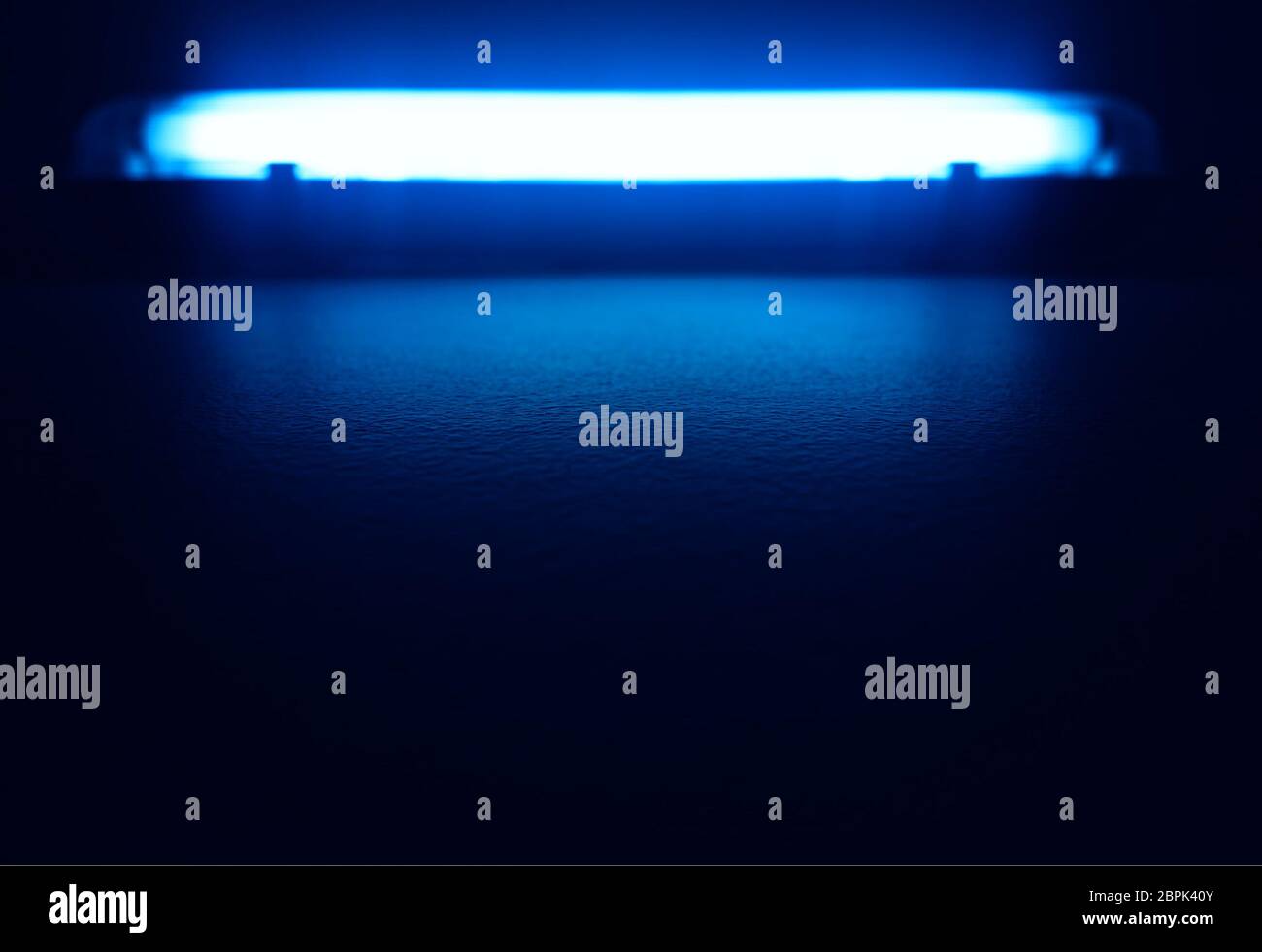 blue neon led lamp illumination bokeh background Stock Photo - Alamy
