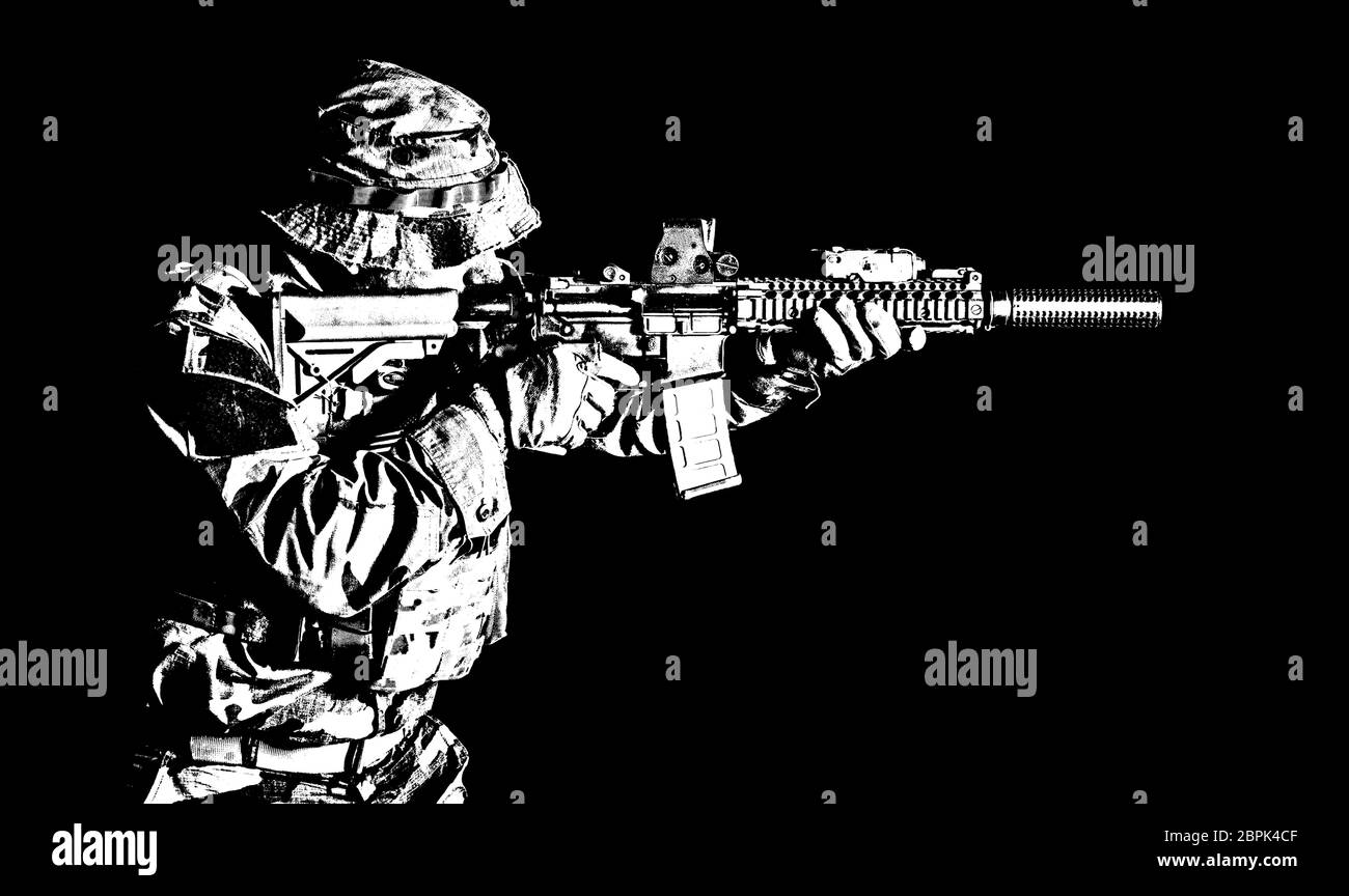 Half bearded Black and White Stock Photos & Images - Alamy