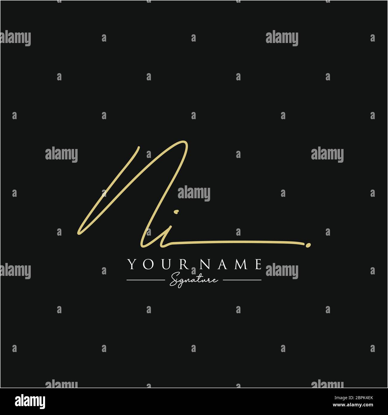 Ni logo vector vectors Stock Vector Images - Alamy