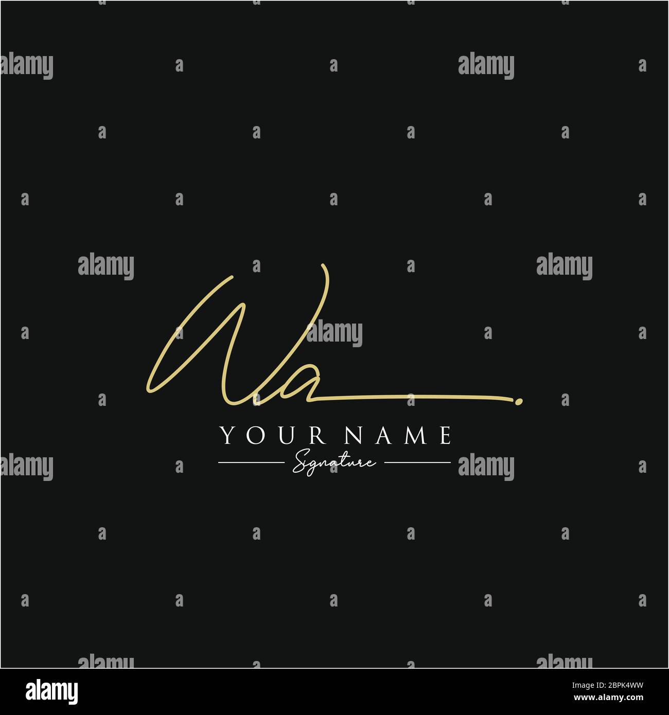 Wa signature hi-res stock photography and images - Alamy