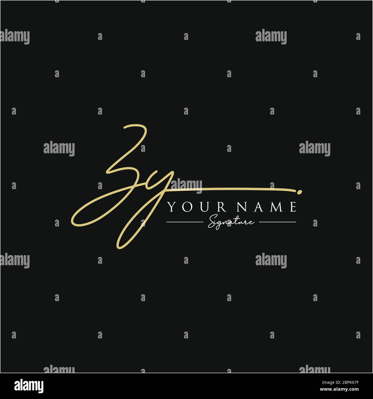 Zy initial Stock Vector Images - Alamy