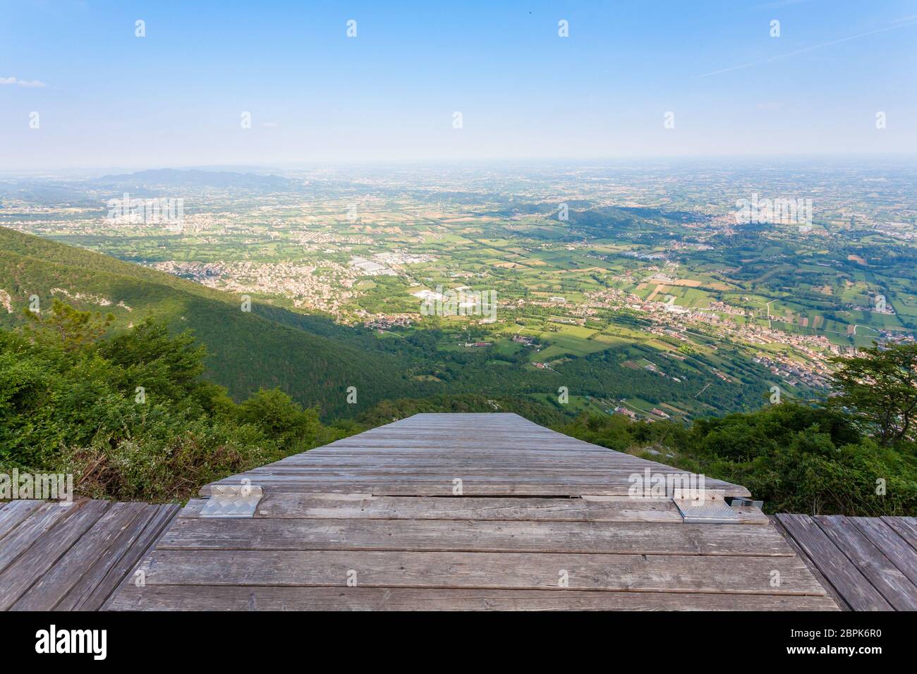 Paragliding platform view from above. Paragliding, extreme sports Stock ...