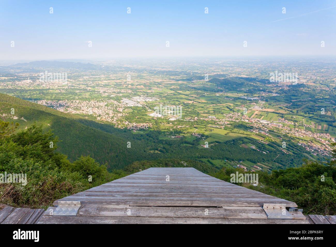 Paragliding platform view from above. Paragliding, extreme sports Stock ...