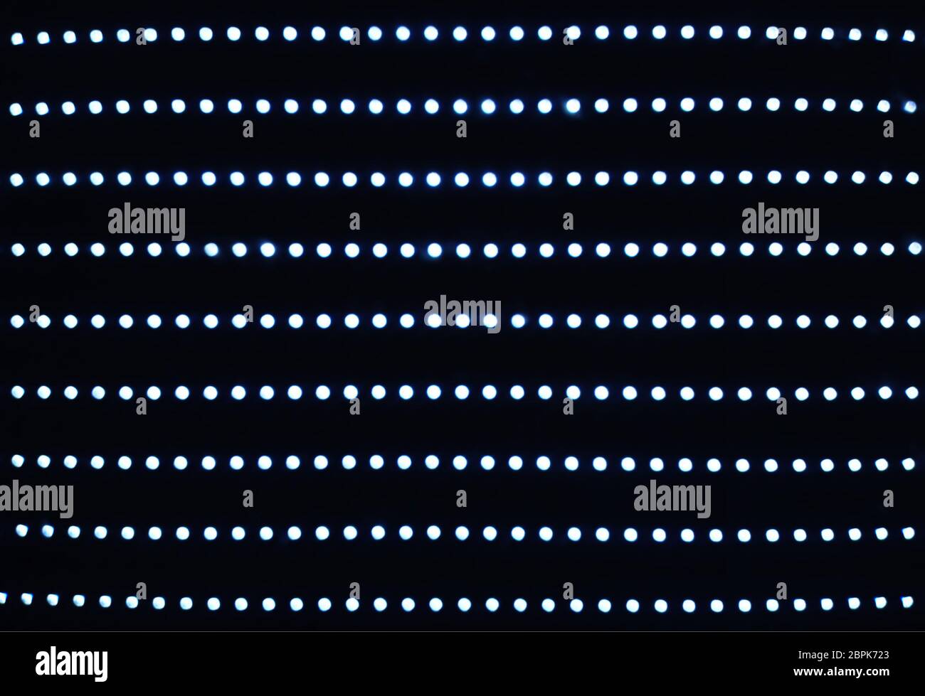 Horizontal rows of blue leds background Stock Photo - Alamy
