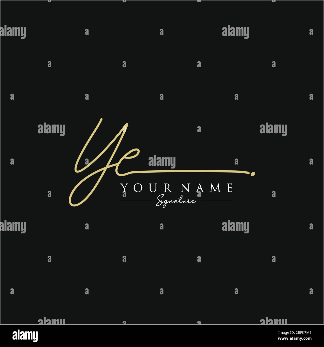 Letter ye logo hi-res stock photography and images - Alamy