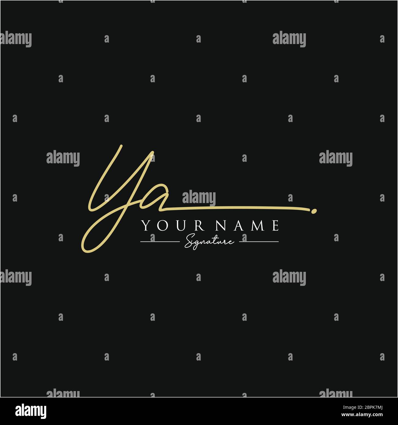 Ya signature hi-res stock photography and images - Alamy