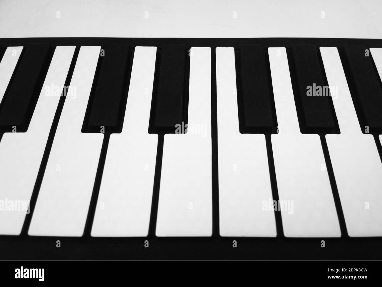 Black and white piano keys background Stock Photo - Alamy