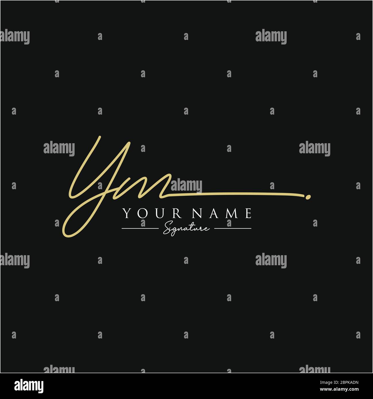 Letter ym logo hi-res stock photography and images - Alamy