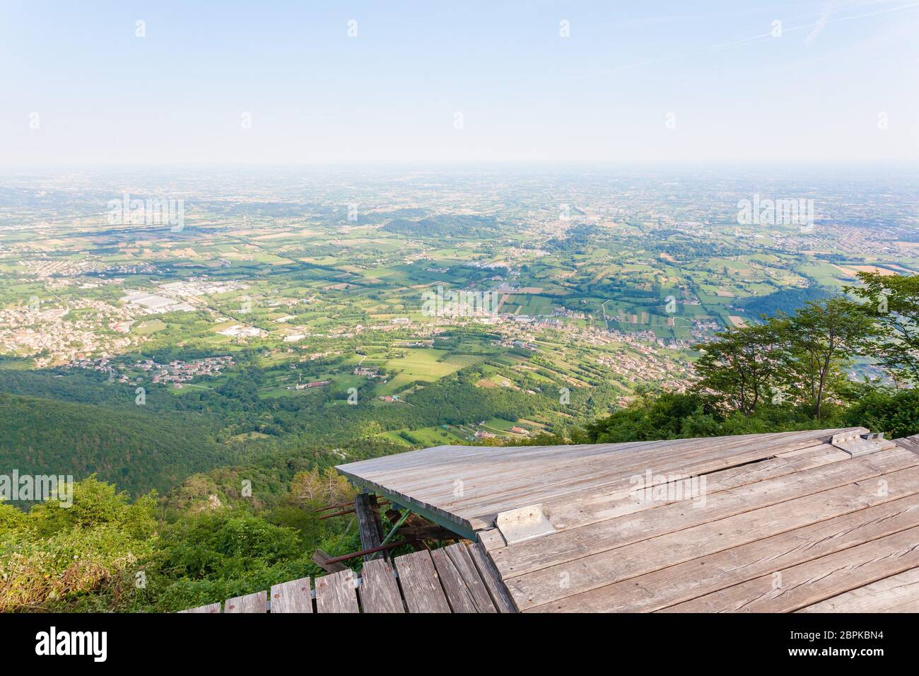 Paragliding platform view from above. Paragliding, extreme sports Stock ...