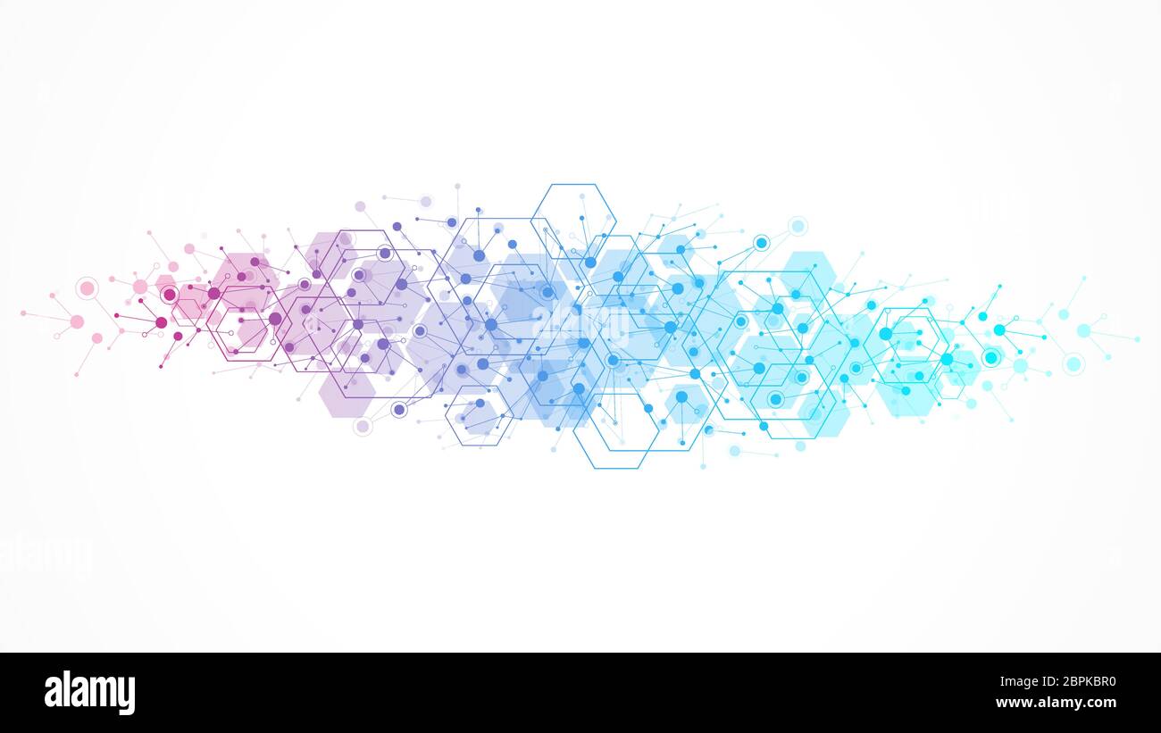 Scientific molecule background for medicine, science, technology ...