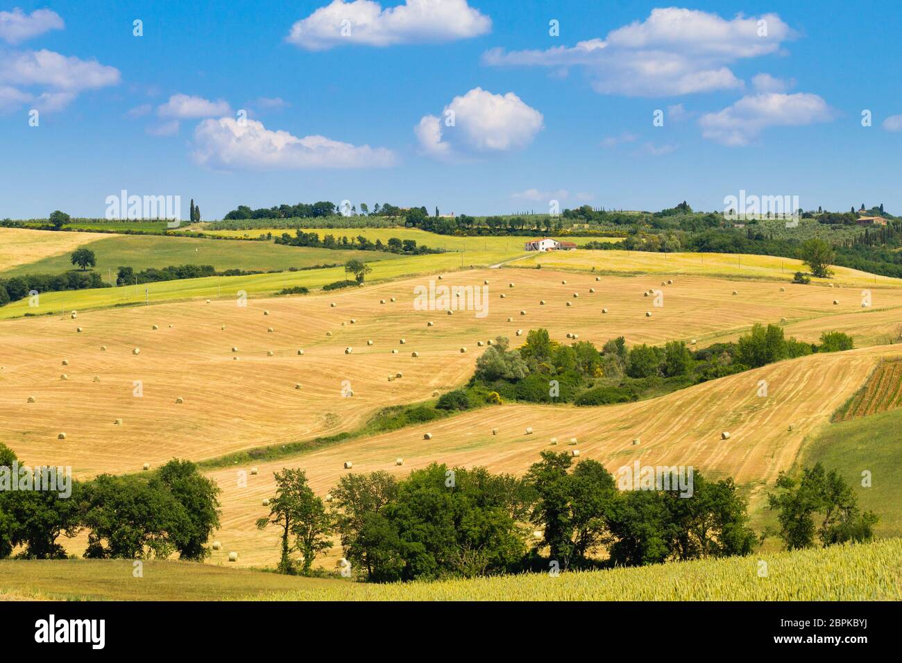 Tuscany hills landscape, Italy. Rural italian panorama Stock Photo - Alamy