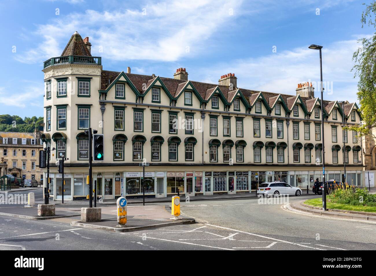 Orange Grove Bath City centre, England, UK Taken during the Coronavirus ...