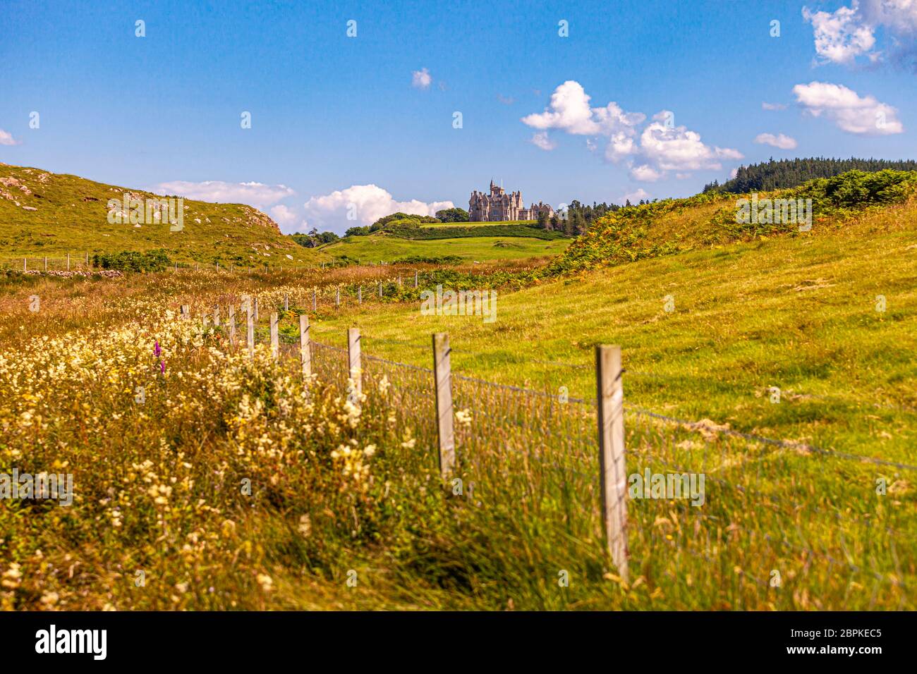 Glengorm Castle on the Isle of Mull, Scotland Stock Photo - Alamy